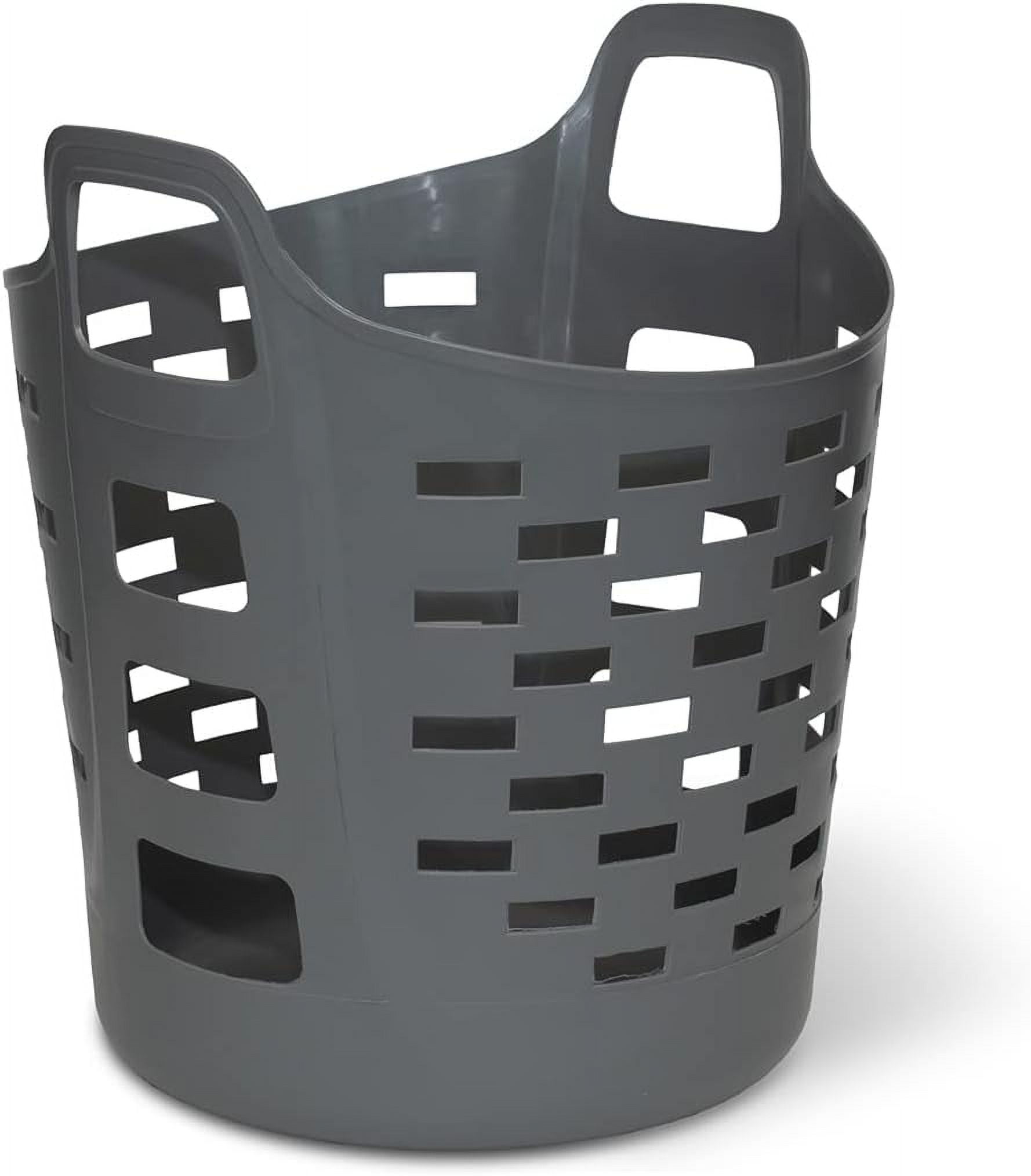 dxynlzq Flexible Laundry Basket - Tall Plastic Hamper for Clothes ...