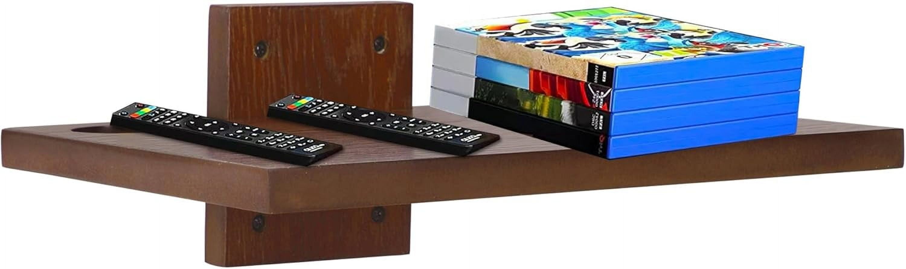 dxynlzq Floating Projector Wall Mount TV Shelf Wooden Wall Mounted ...