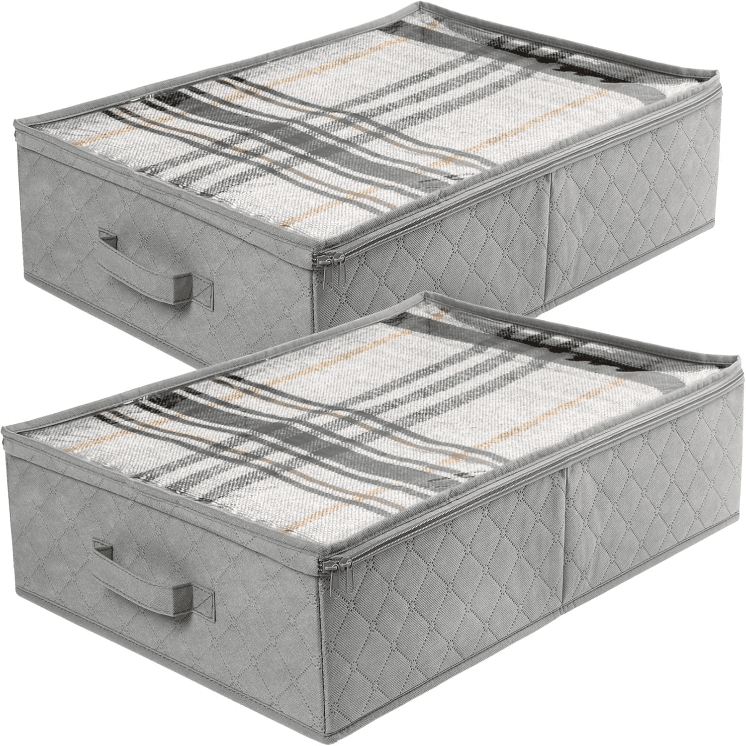 dxynlzq Foldable Under Bed Storage Bags Closet Organizers and storage ...