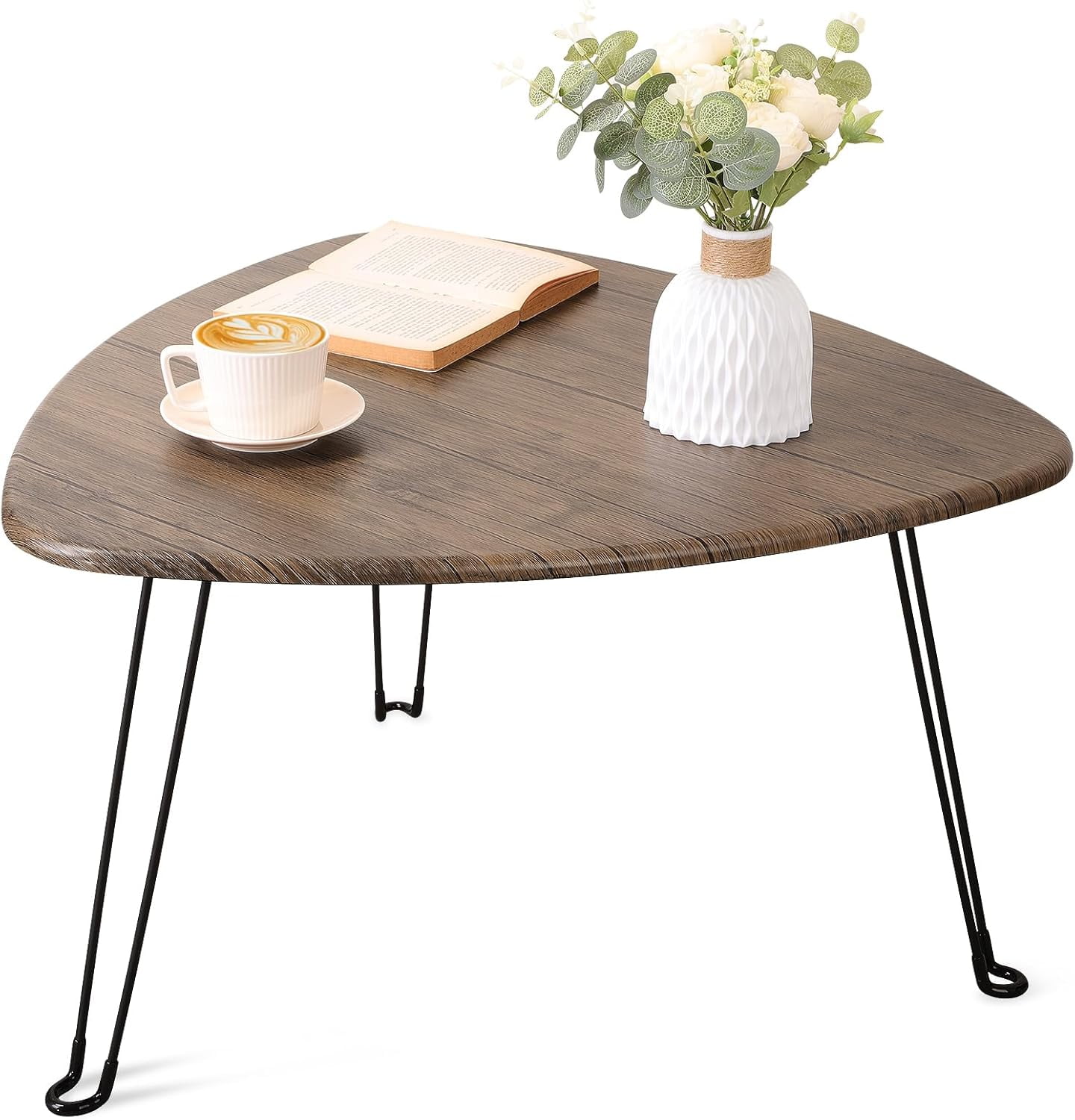 dxynlzq Folding Coffee Table Triangle Designs Oval Coffee Tables Mid ...