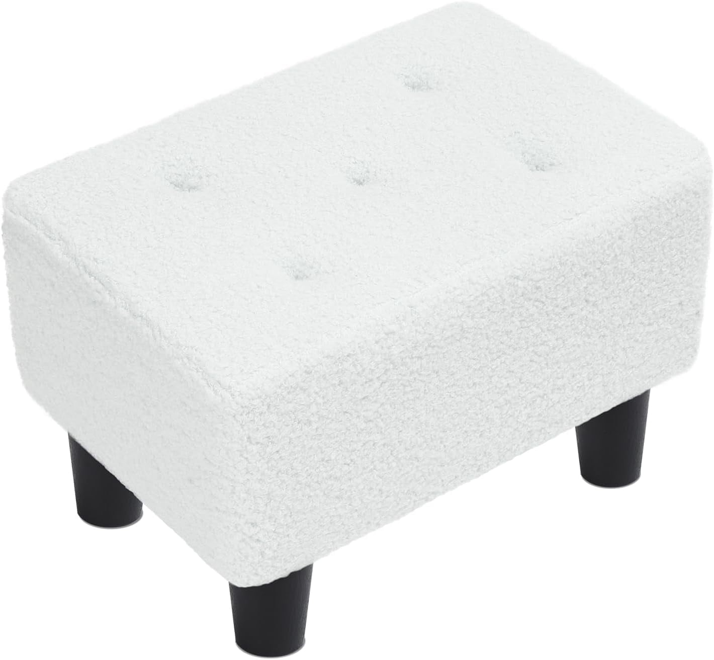 dxynlzq Foot Stool Ottoman Small Sofa Foot Rest with Plastic Legs ...