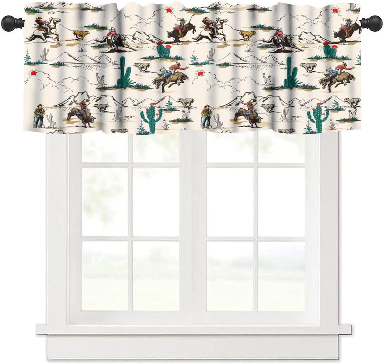 dxynlzq Forest Camouflage Valance Curtain Forest Camo Conifer Oak ...