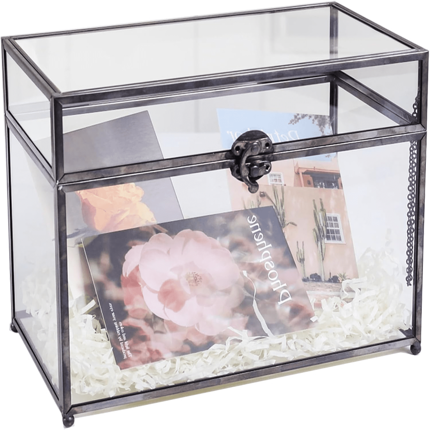 dxynlzq Glass Card Large Clear Card for Wedding Receptions Decorative ...