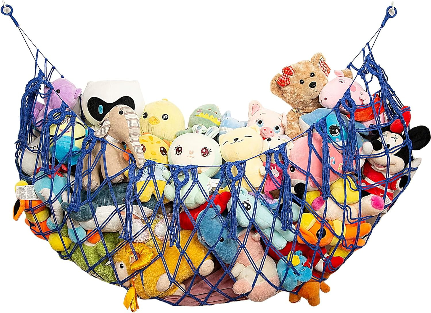 dxynlzq HCOCM Stuffed Animal Hammock Corner Hanging Net Plush Toy ...