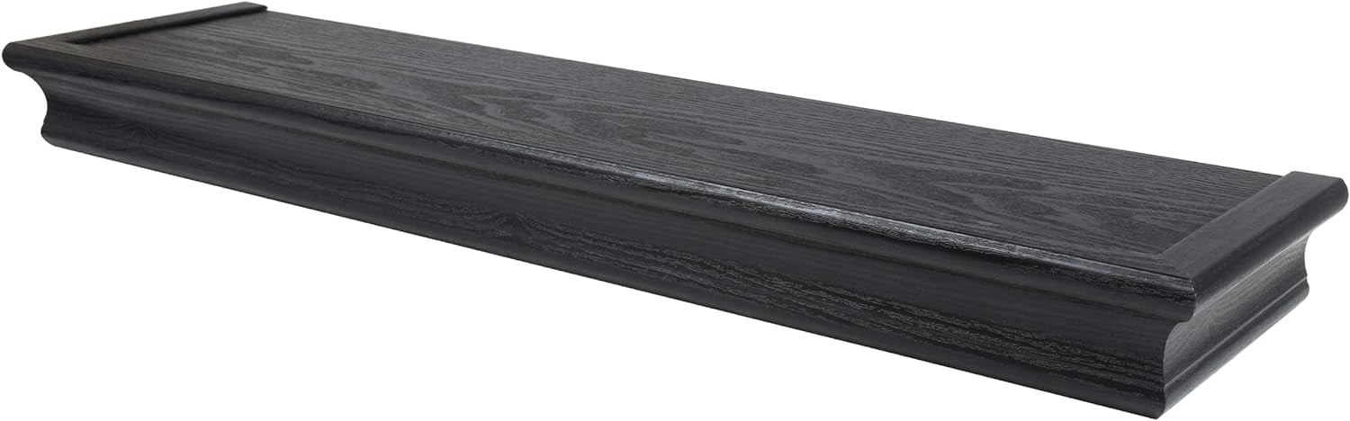 dxynlzq HIGH & MIGHTY 515611 Decorative 24" Floating Shelf Holds up to ...