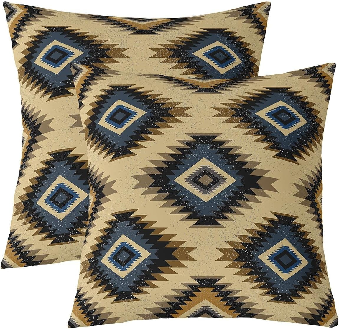 dxynlzq HIPOTY Southwestern Geometric Square Cushion Set of 2 Set 22 x ...