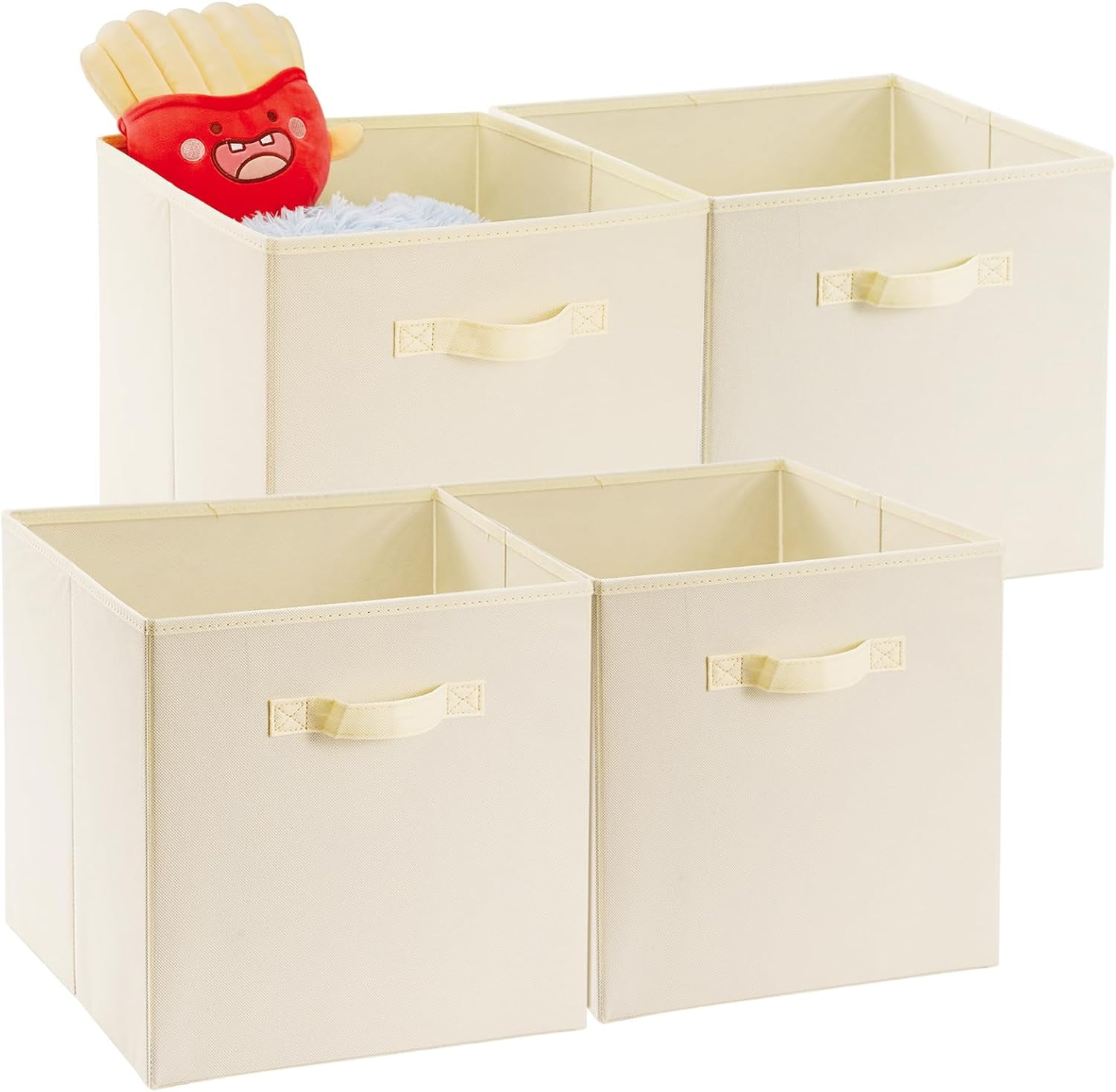 dxynlzq Homward 13 inch Storage Cubes 4 Pack Foldable Fabric Cube ...