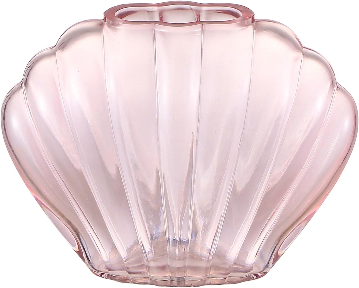 dxynlzq JKLCH LTKIF Blue Glass Vase Glass Flower Vase Small Glass Vase Amber Cute Vase Ribbed ...