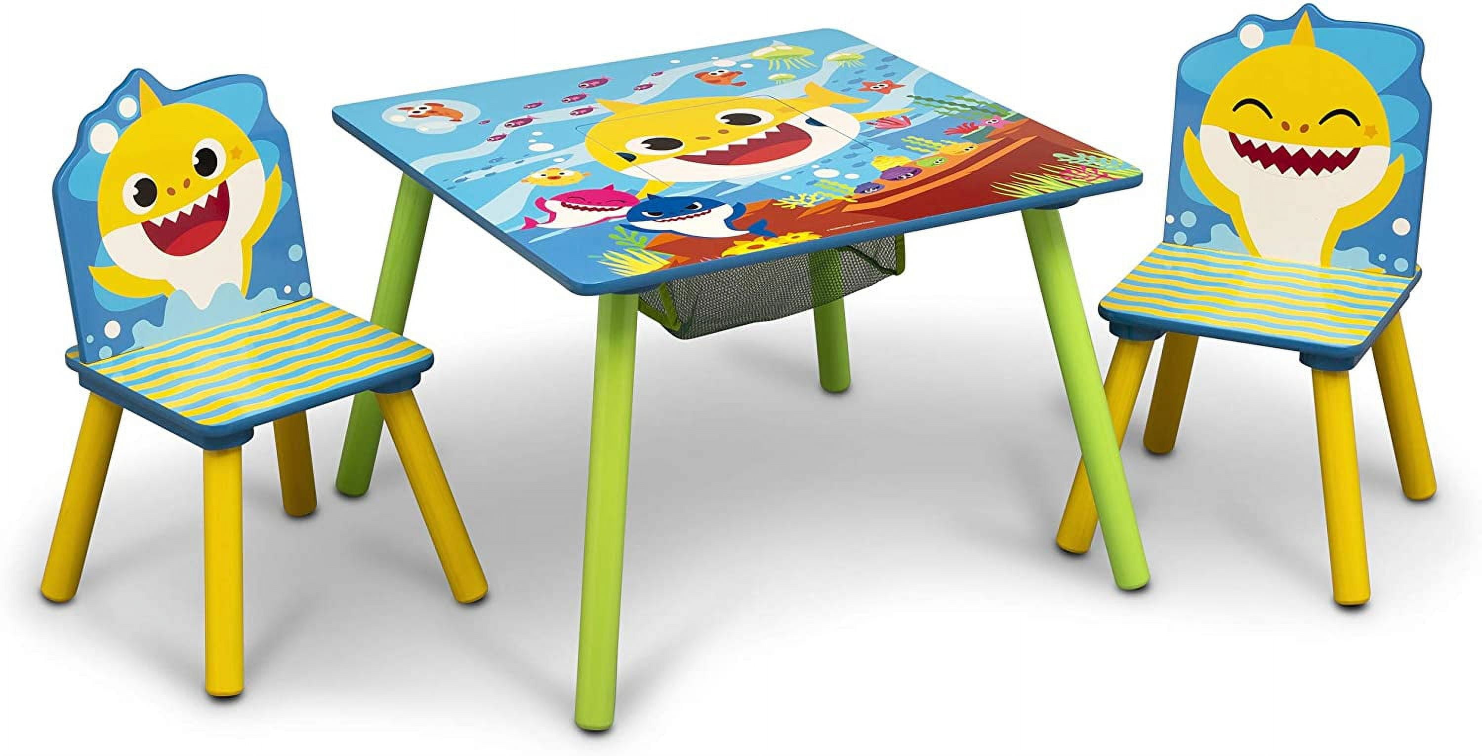 dxynlzq Kids Table Storage (2 Chairs Included) -Ideal for Arts & Crafts ...