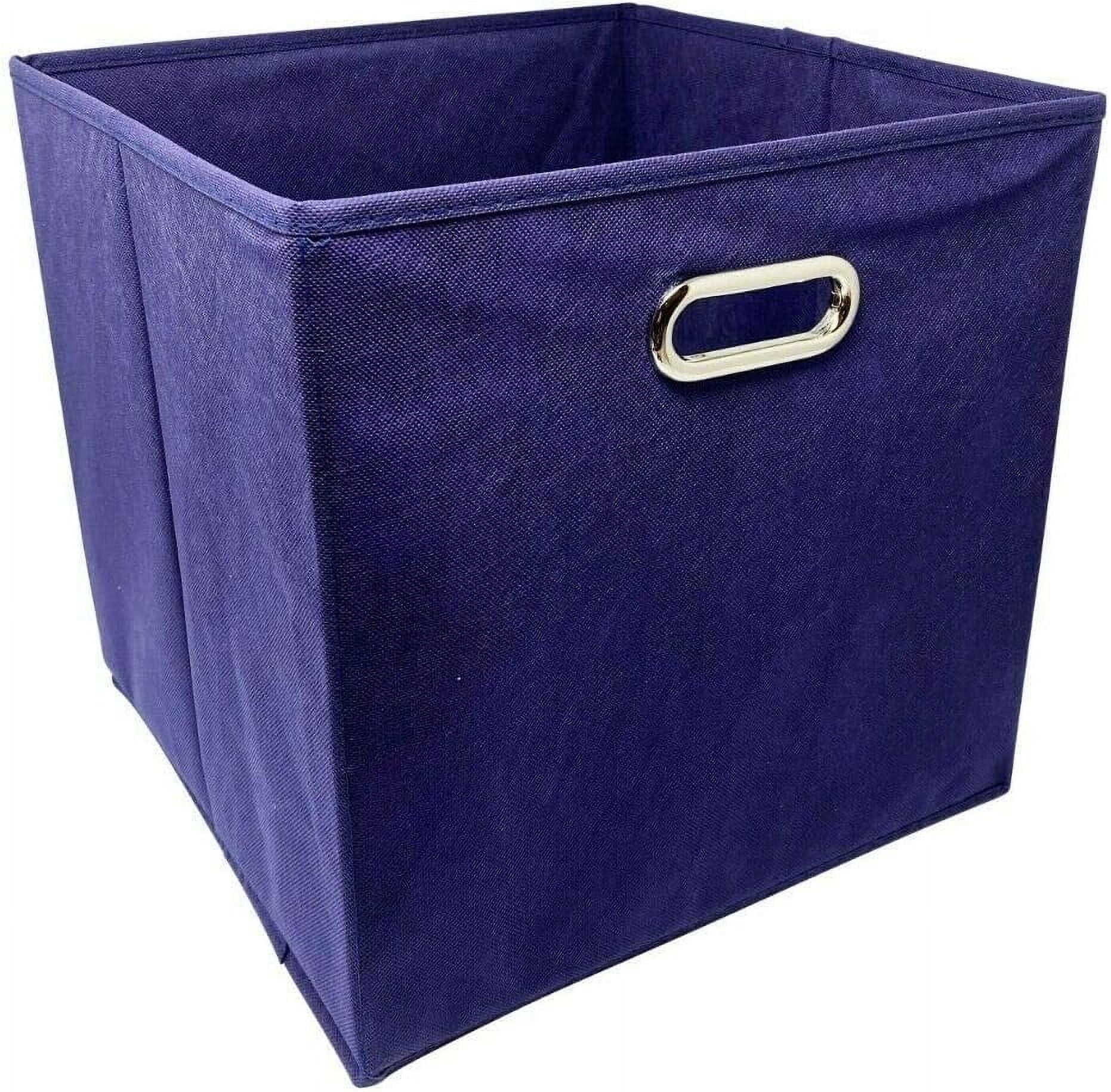 dxynlzq Large 6 Pack Fabric Storage Bins Box Organizer Cube Basket ...