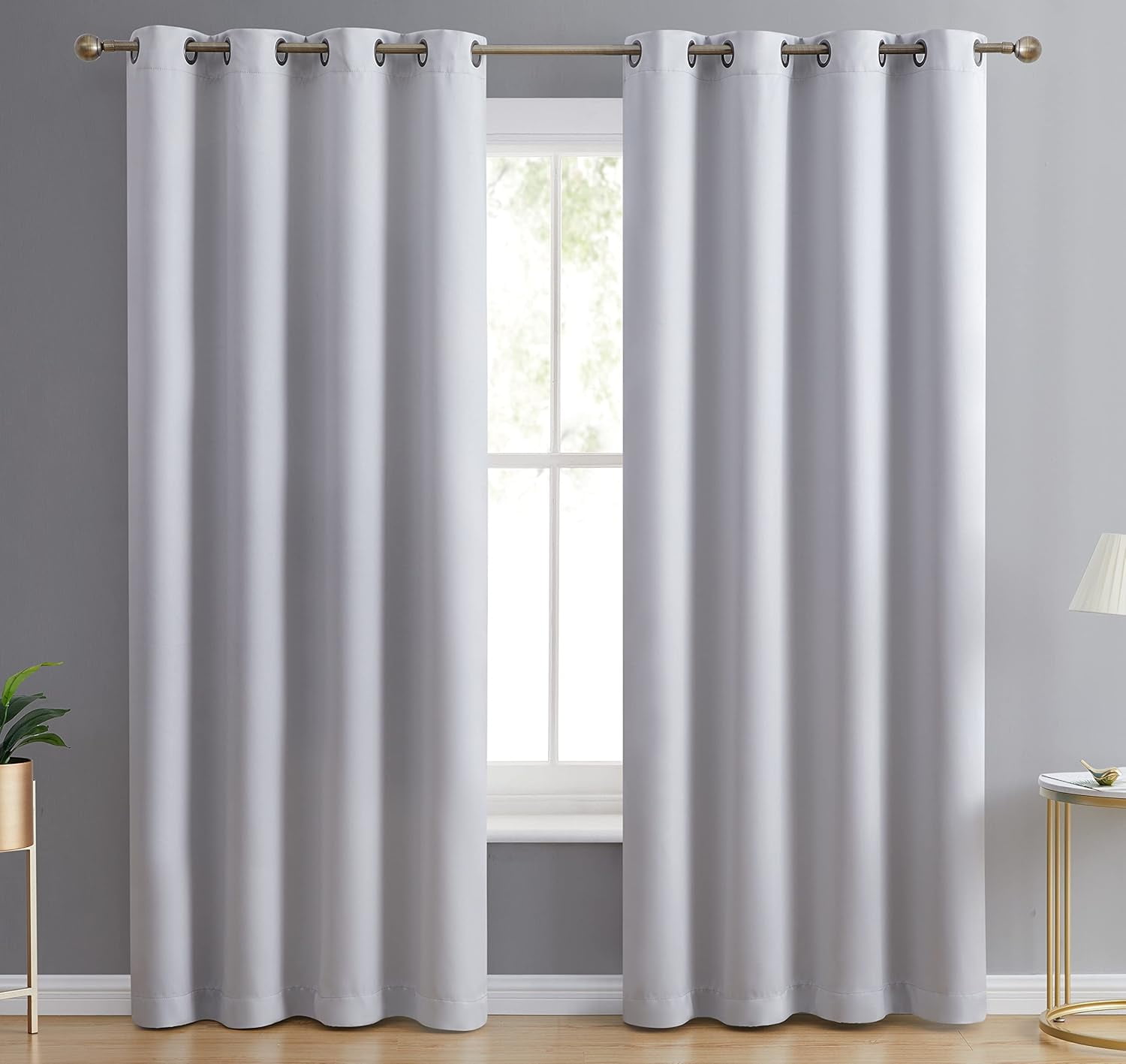 dxynlzq Laurance - Navy Blue Blackout Curtains - 100 Percent Blackout ...
