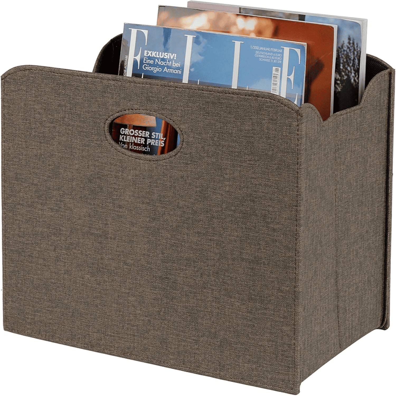 dxynlzq Magazine Basket Holder Foldable Magazine Rack Document File ...