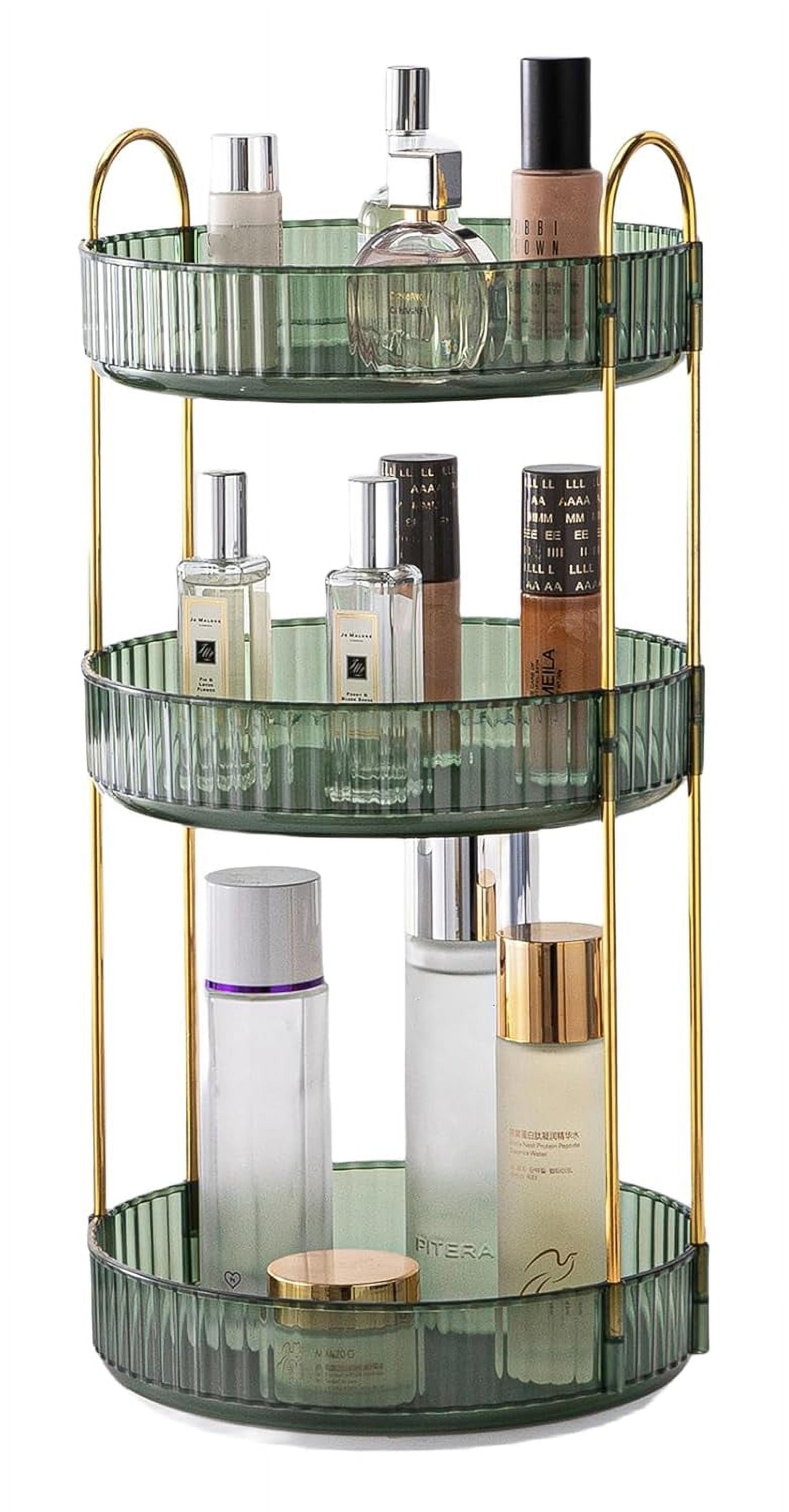 dxynlzq Makeup Organizer for Vanity 360° Rotating Bathroom Organizer ...