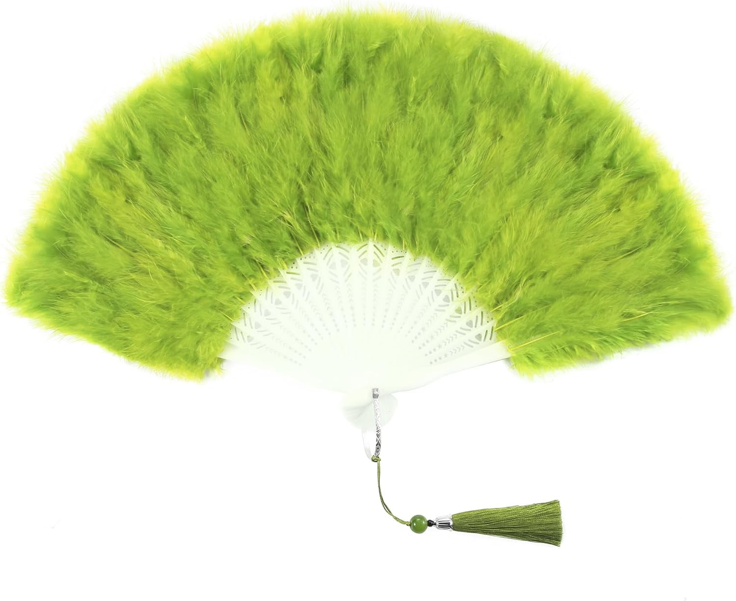 dxynlzq Marabou Black Feather Fan - Renaissance Fan Rave Fan Hand Fan ...