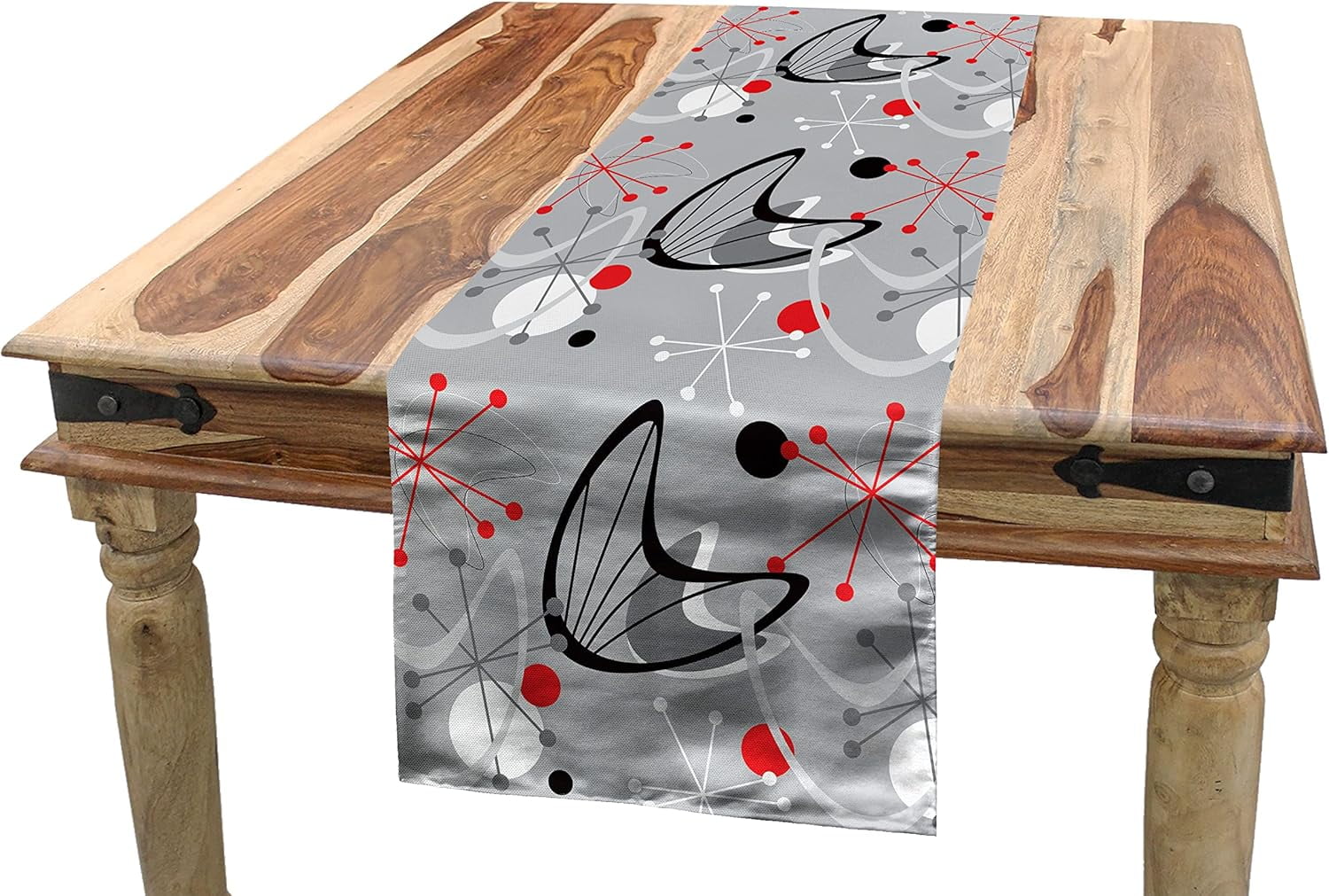 dxynlzq Mardi Gras Table Runner Pattern withs Traditional Carnival ...