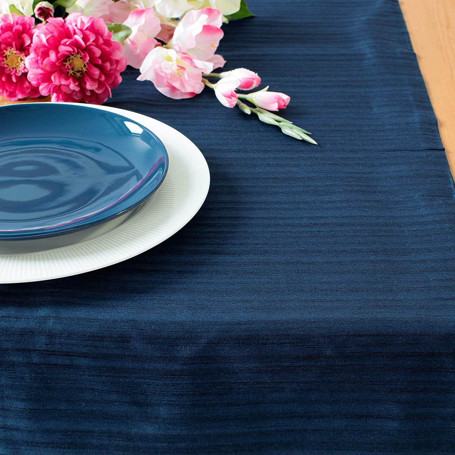 dxynlzq Maroon Coffee Table Runners (13x36 inch Pack of 1) Fabric Lined ...