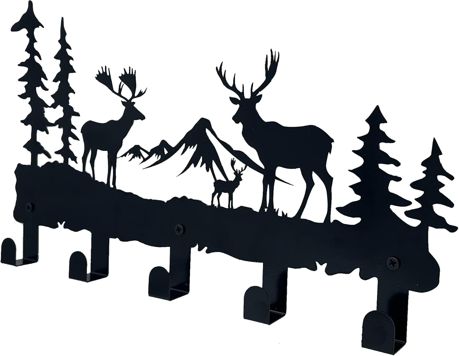 dxynlzq Metal Deer Hooks - Moose Design Wall Art Decor and Key Hanger ...