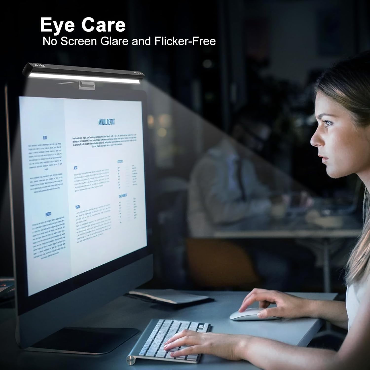CTUVBIN Monitor Light Bar with Remote Control Eye-Care Computer Monitor ...