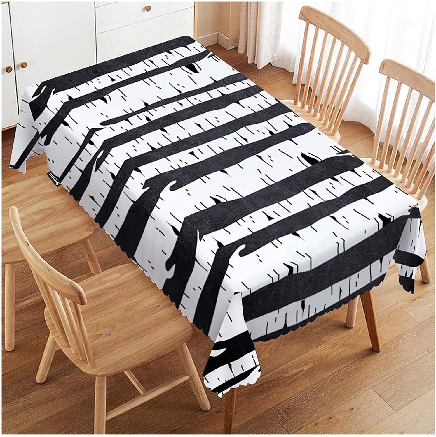 dxynlzq Night Sky Table Cover Beautiful Galaxy Universe Space Jungle ...