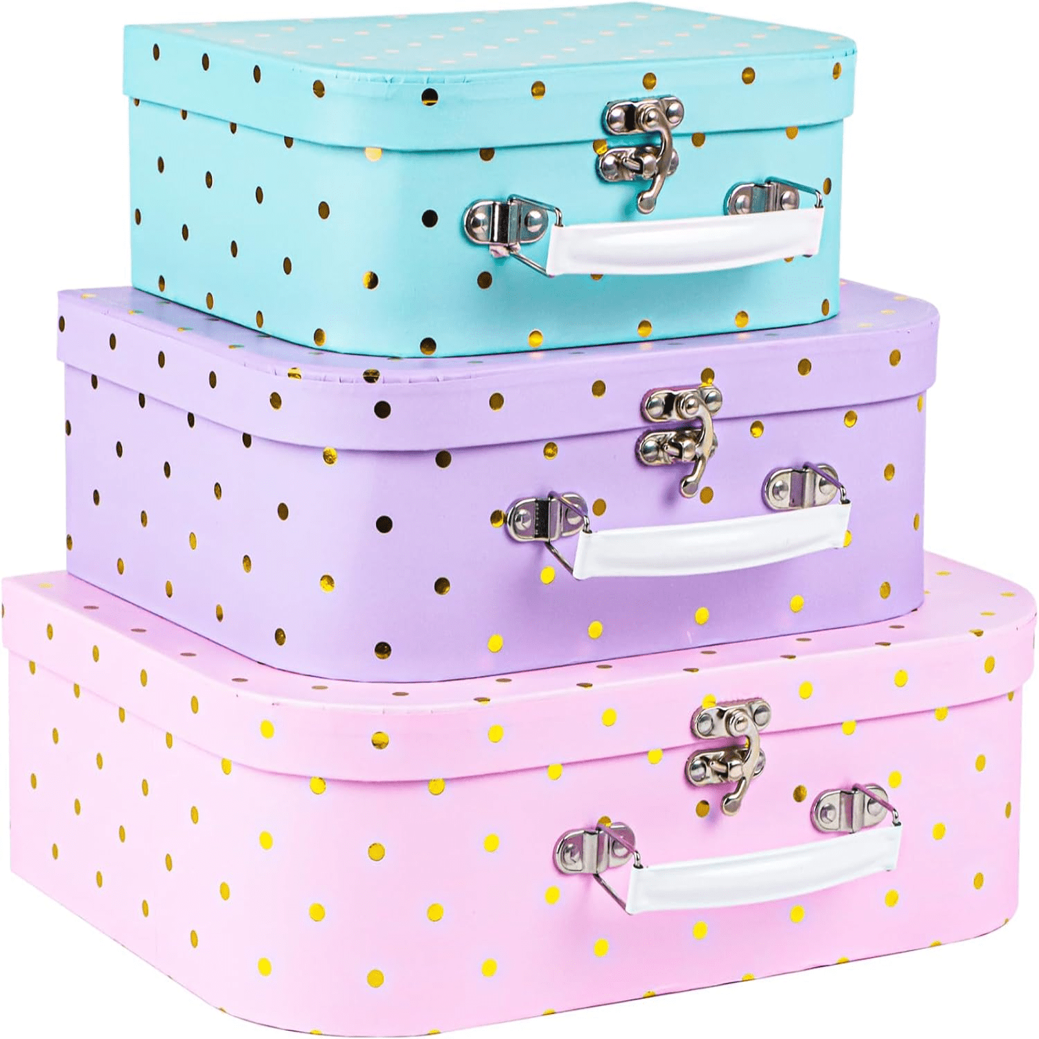 dxynlzq Paperboard Suitcases Decorative Storage Boxes Gift Boxes With ...