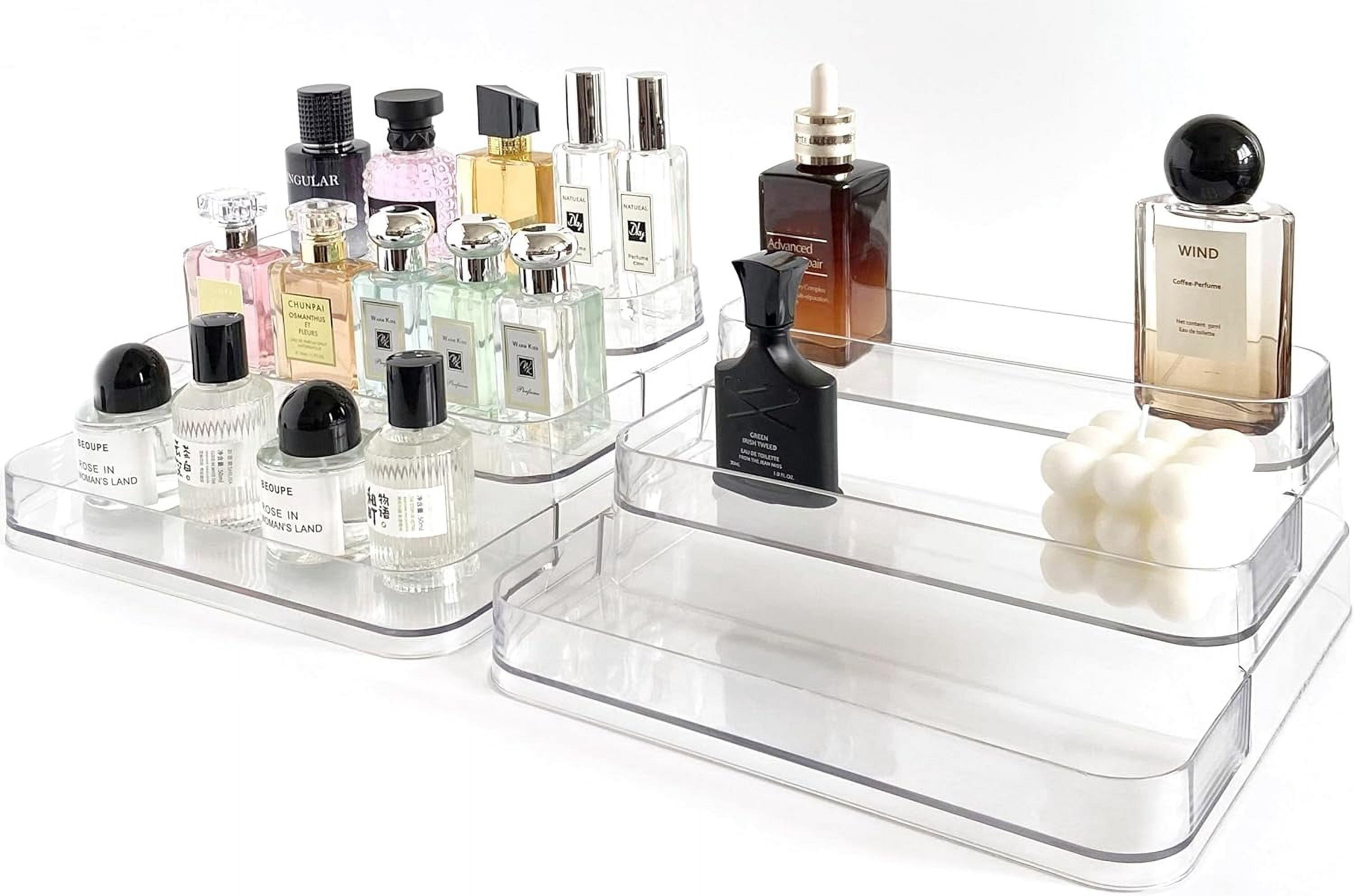 dxynlzq Perfume Organizer - 2 Pack Three-Tiered Shelf - Perfume Lotion ...