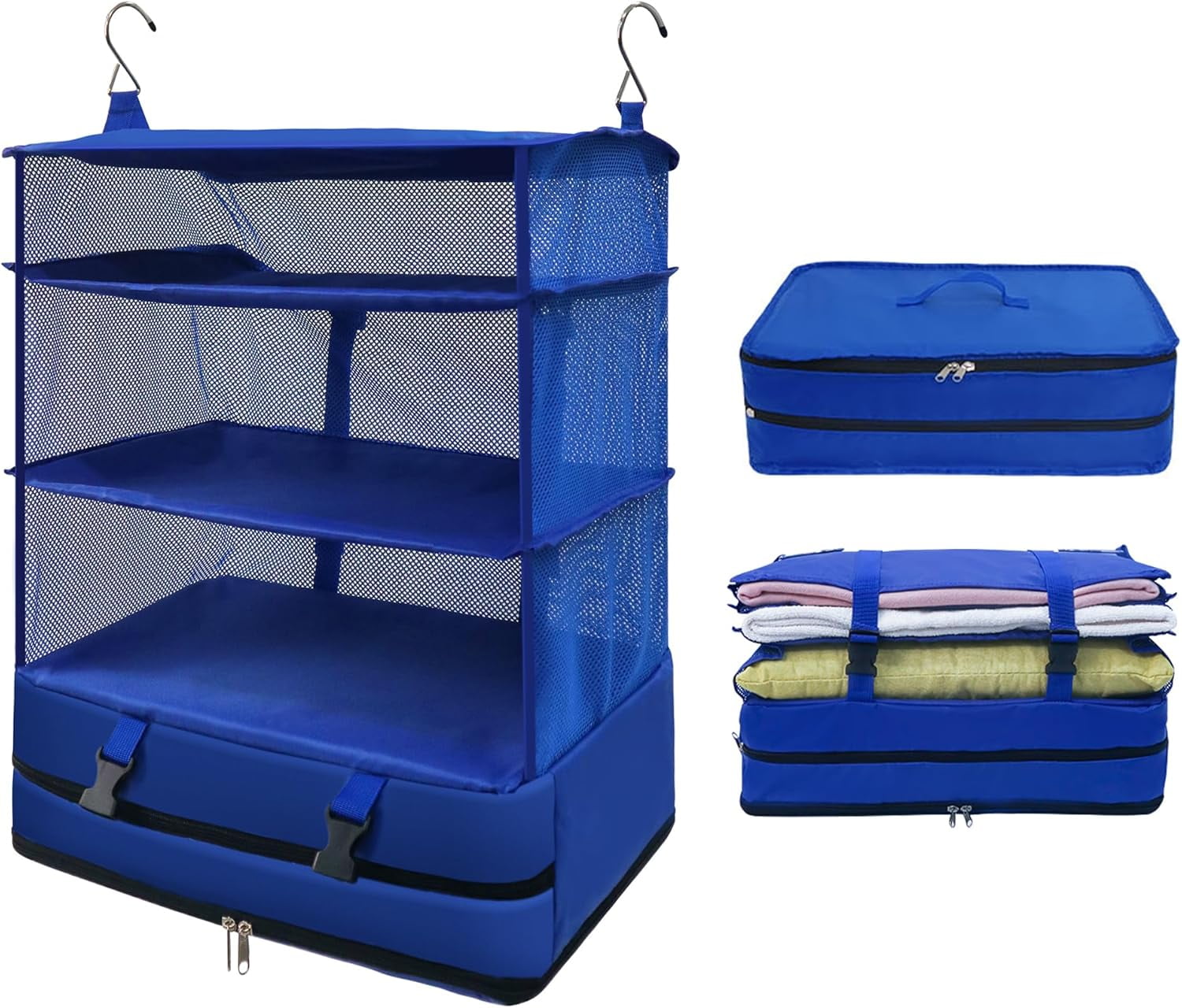 dxynlzq Portable Hanging Travel Shelves Bag Travel Packing Cube ...