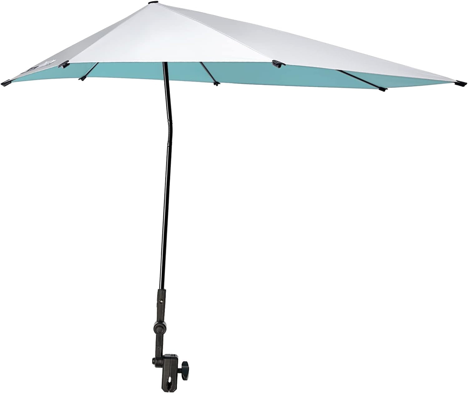 dxynlzq Prospo Adjustable Beach with Clamp Portable UPF 50+ UV for Chair Wheelchair Golf Cart ...