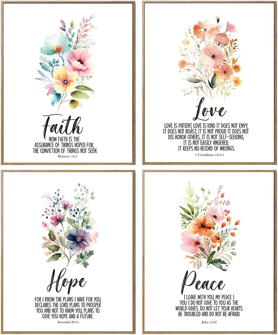 dxynlzq Religious Christian Wall Art Print Decor Inspirational Faith ...