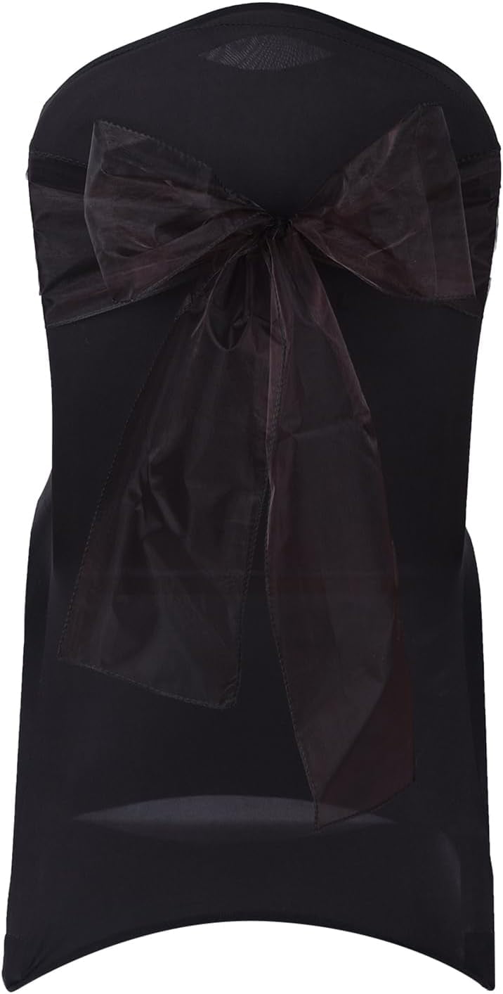 dxynlzq Set of 25 Organza Sashes Wedding Decor with These Elegant Chair ...