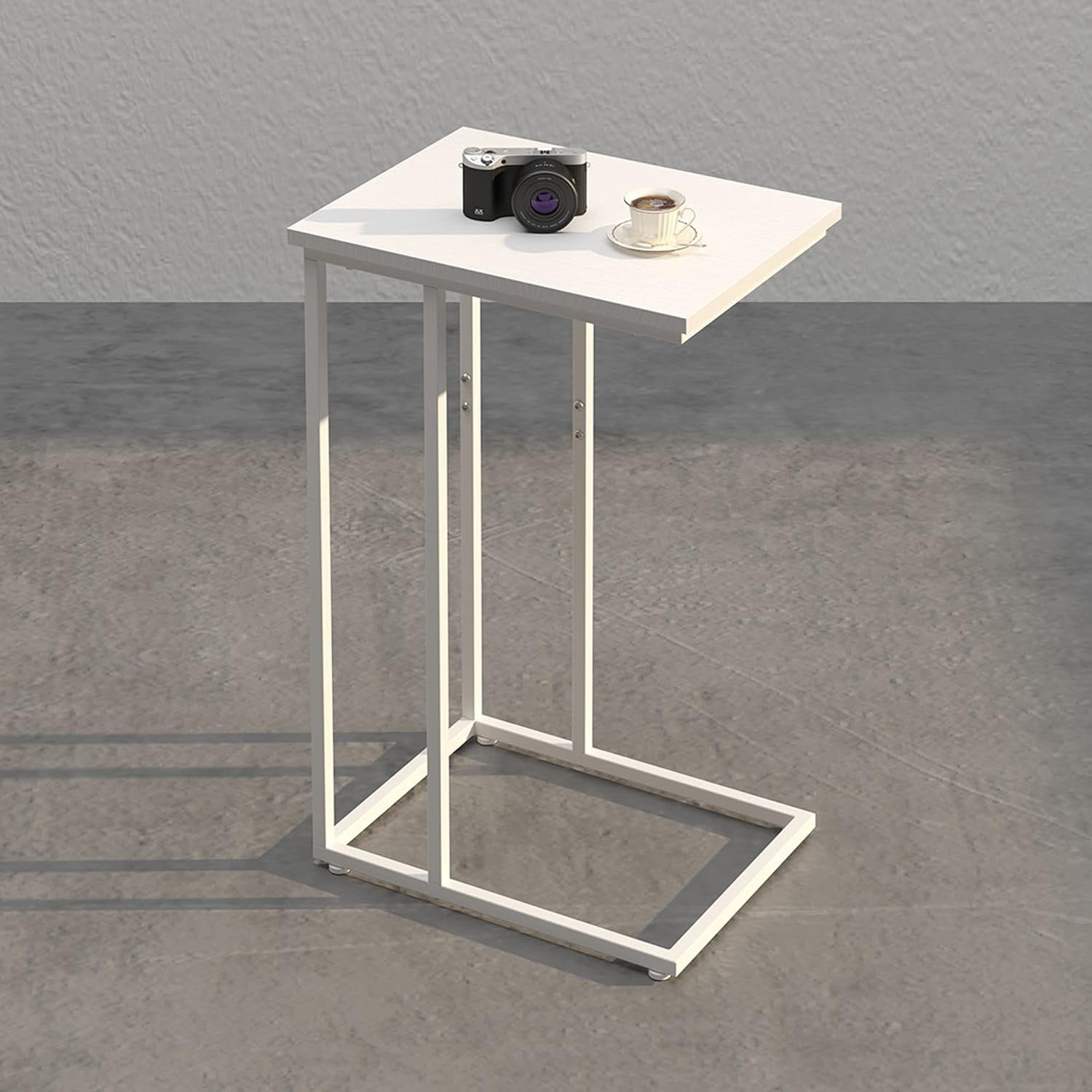 WYZZHY Slim C Shaped End Table C Side Table for Sofa Couch and Bed Tv ...