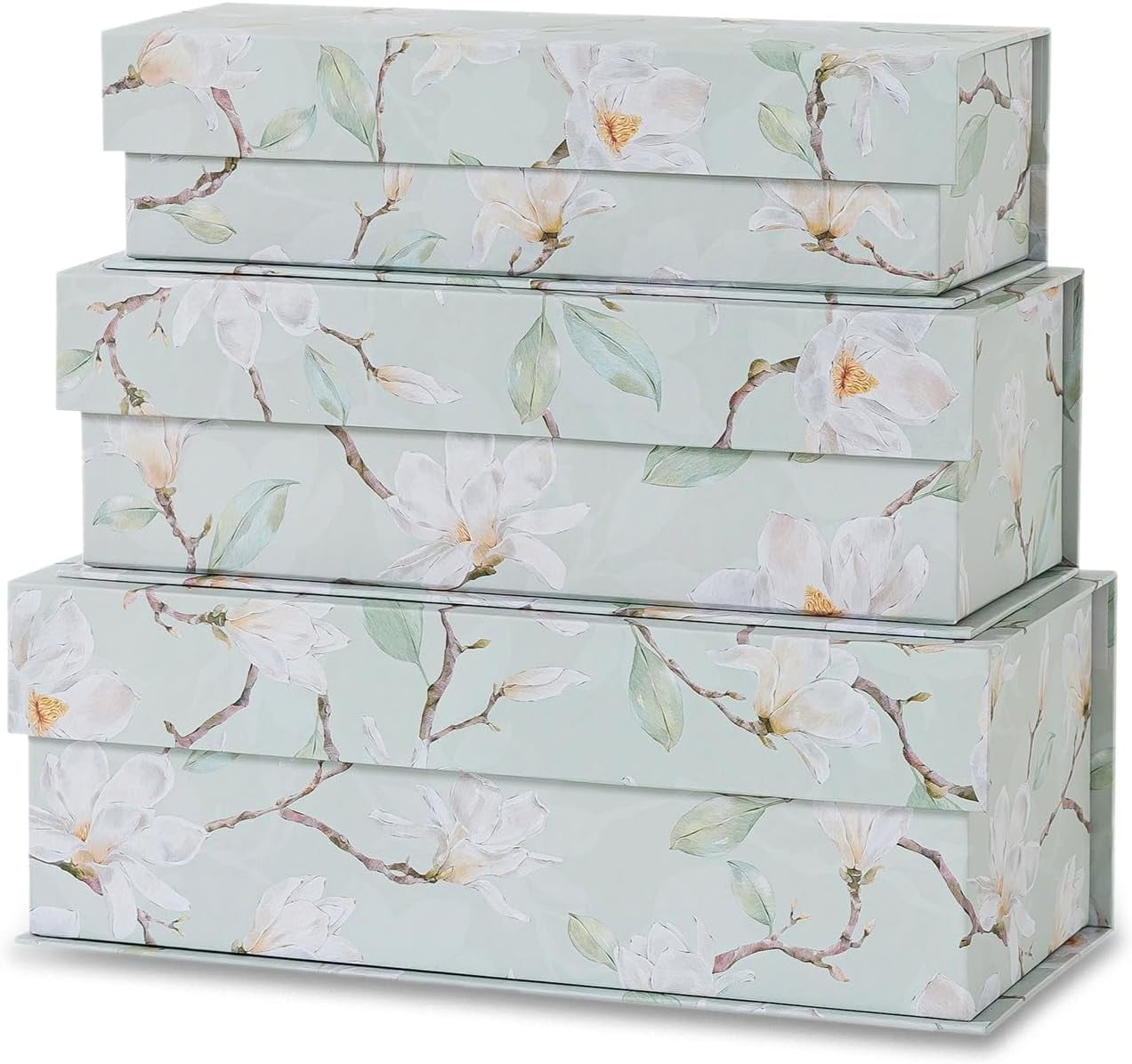 dxynlzq Soul & Lane Decorative Storage Boxes with Set of 3 Cardboard ...