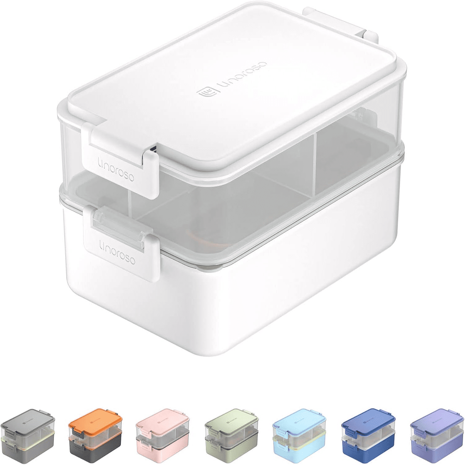 dxynlzq Stackable Bento Adult Lunch | Meet All You On-the-Go Needs for ...