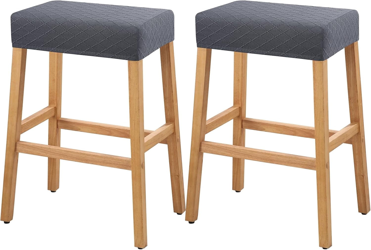 dxynlzq Stool Covers Rectangle - 4 Pack Stretch Waterproof Saddle Seat ...