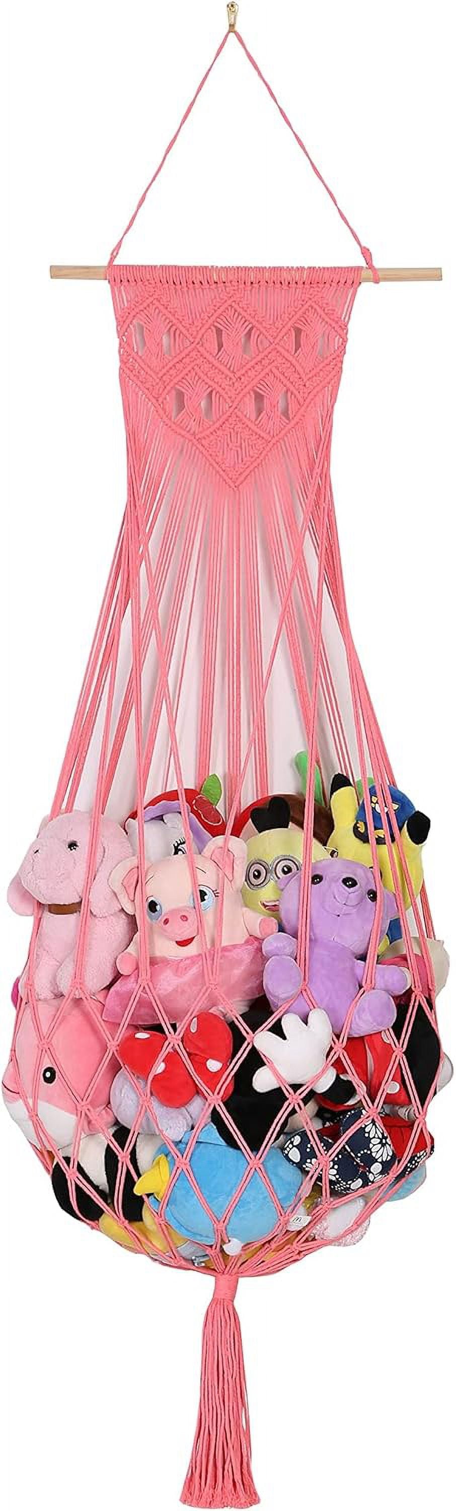 CTIVBI Stuffed Animal Hammock Wall Hanging Net for Stuffed Animal Net ...