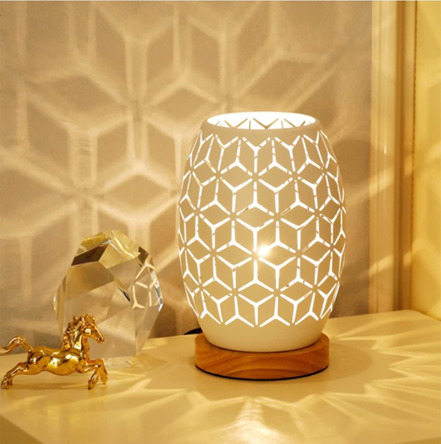 dxynlzq Table Desk Lamp Small Boho Decorative Nightstand Night Light ...