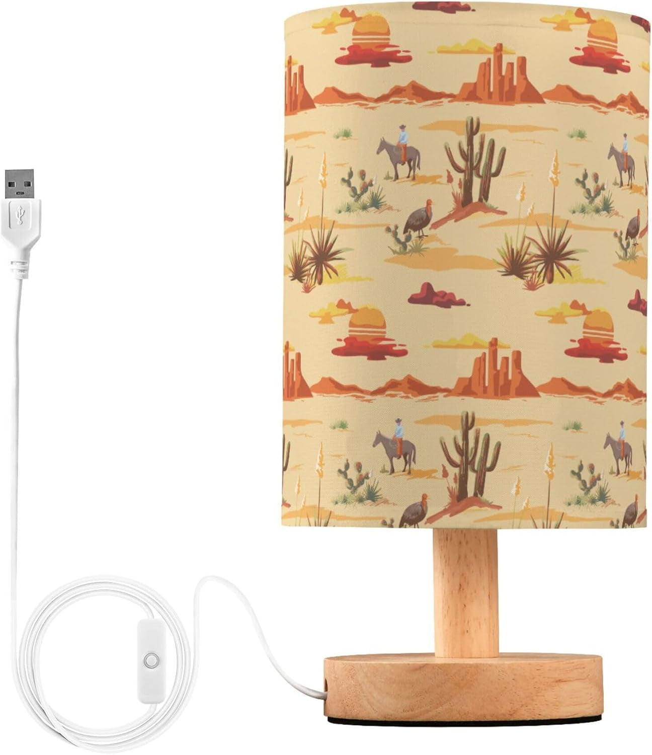 dxynlzq Table Lamp Cute Cartoon Cat Kitten Kitty Nightstand Lamp with ...