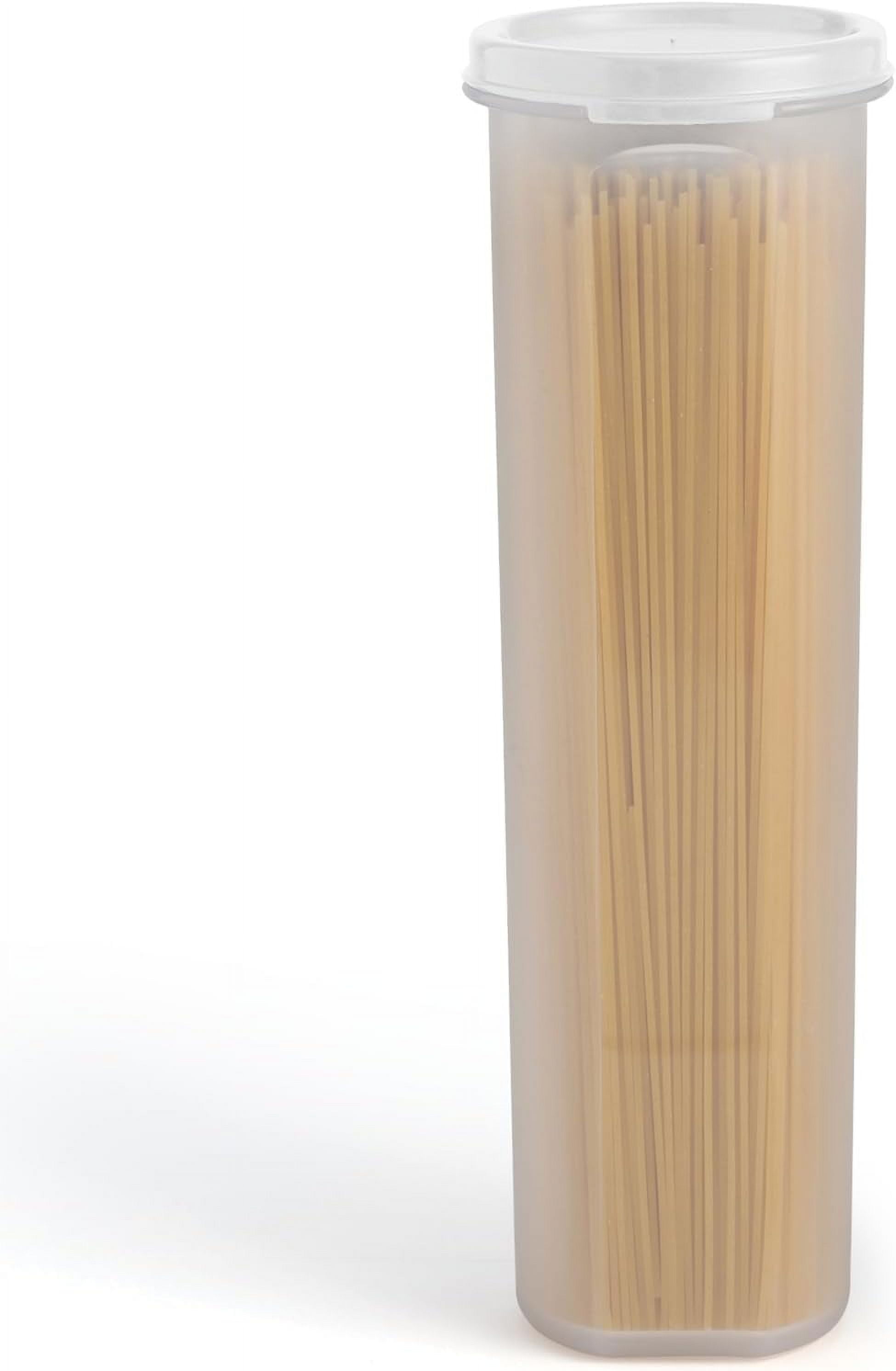 dxynlzq Tall Clear Spaghetti Pasta Container Storage With Lid.Multi ...