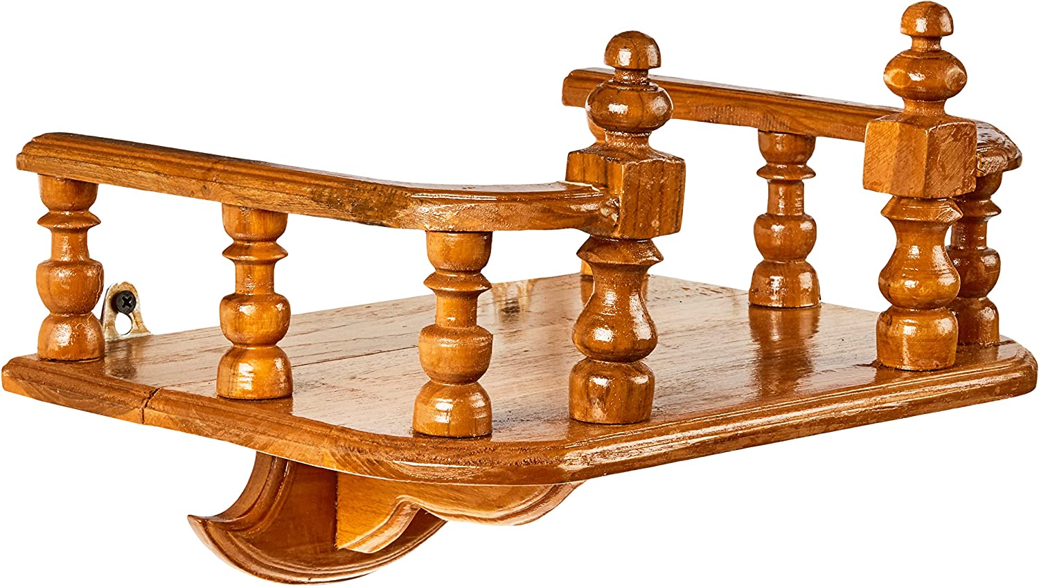 dxynlzq ThaiArtCraft Buddha Shelf Statue Stand Wall Rack Teak Wood ...