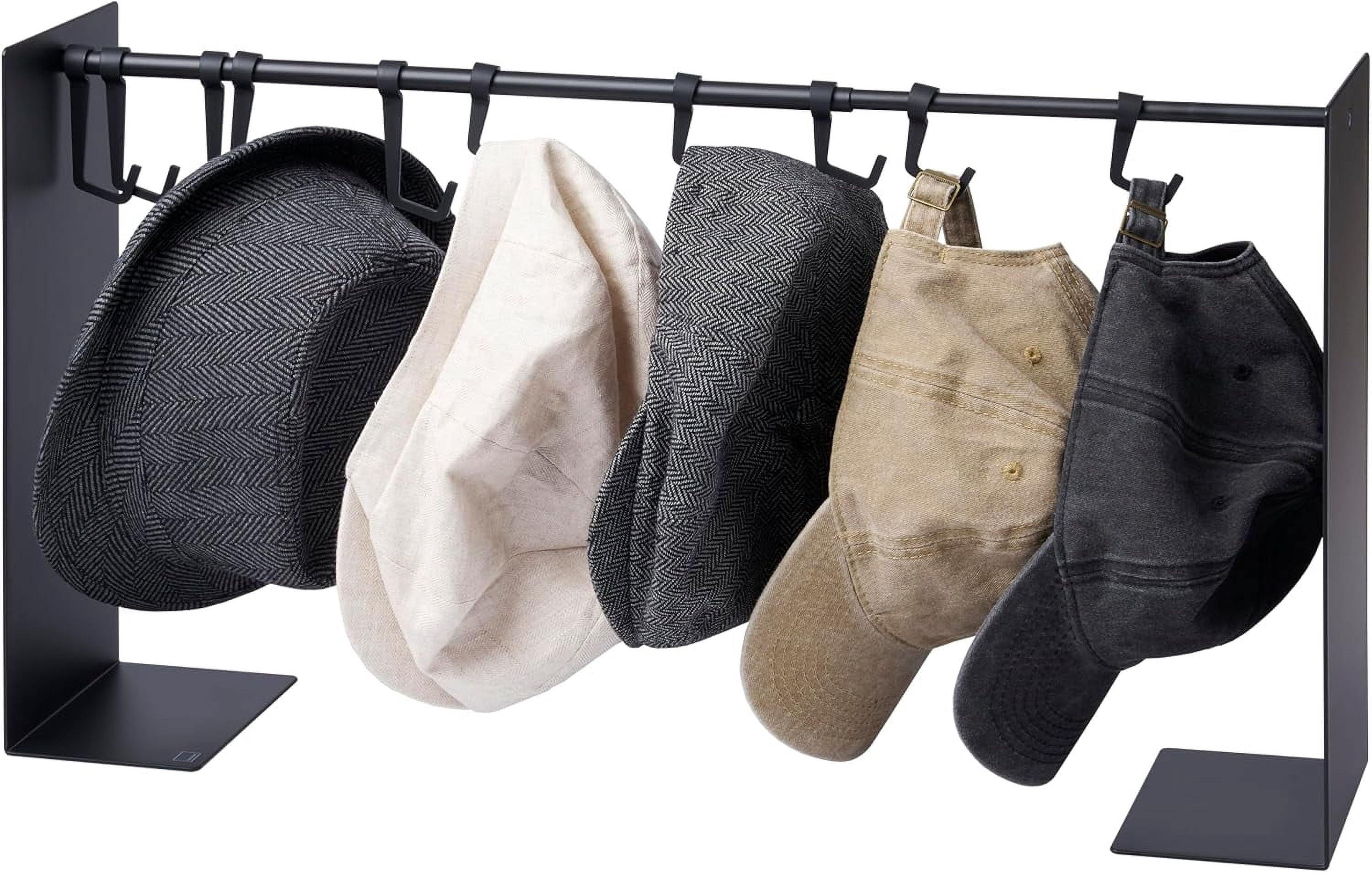 dxynlzq Tower Hat Hanger Rack Expandable Metal Storage Organizer Hooks ...