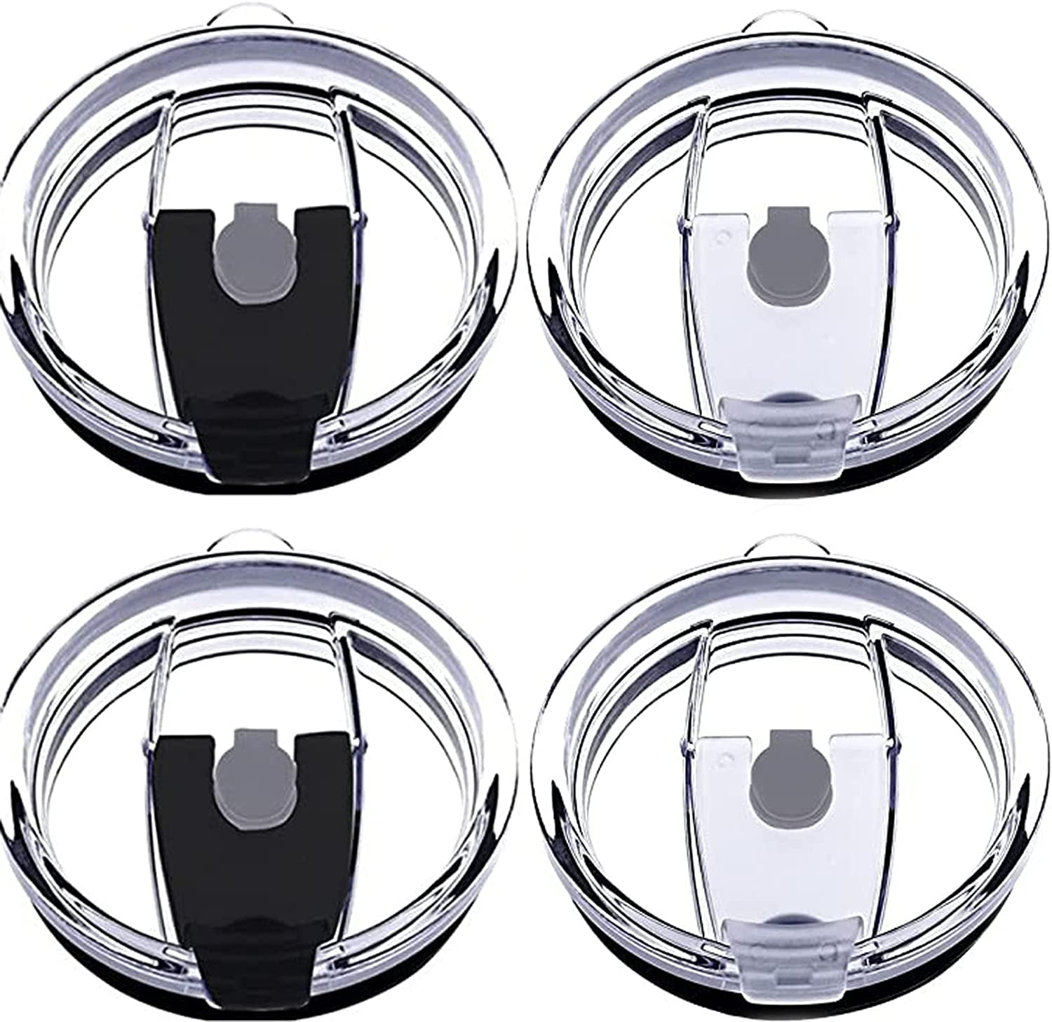 Hltser Tumbler Lids Spillproof 20oz 4 Pack Splash Resistant Lid for ...