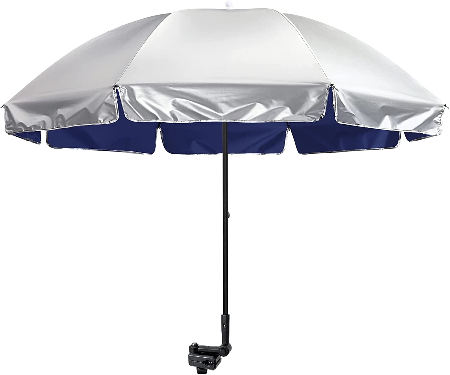 dxynlzq UPF 50+ Clamp On Umbrella Adjustable Outdoor UV Beach Chair ...