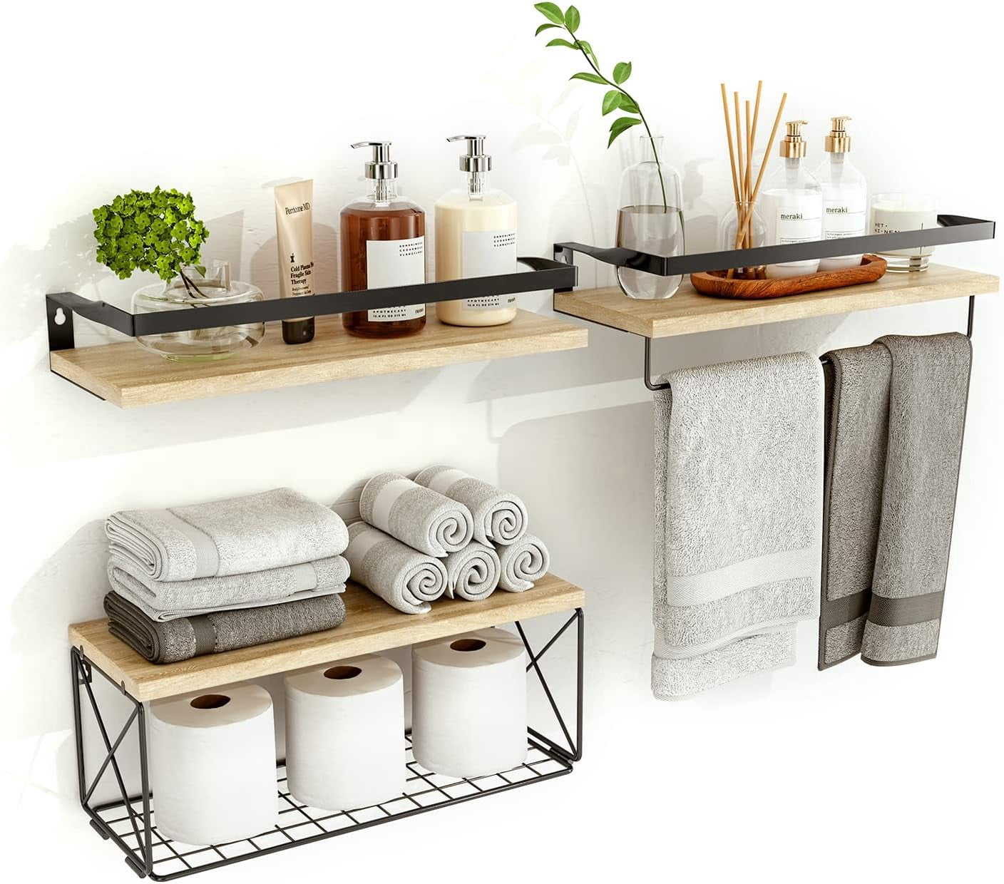 dxynlzq Wall Mount Shelf Shelf Wall Mount Floating Shelves for Wall ...