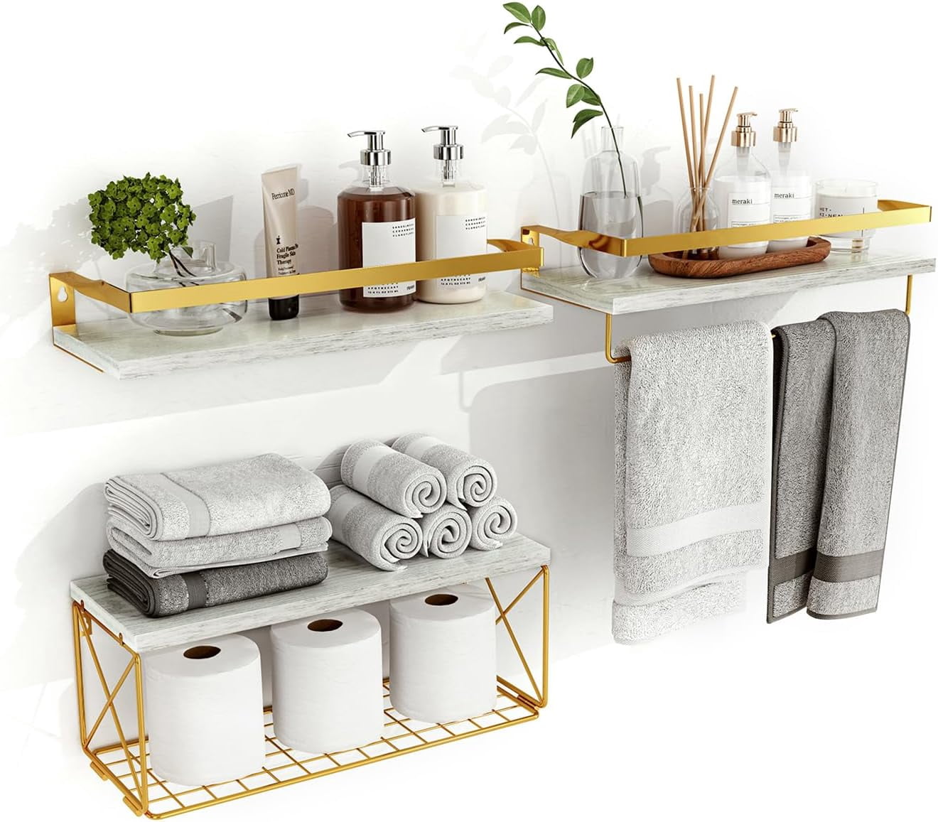 dxynlzq Wall Mount Shelf Shelf Wall Mount Floating Shelves for Wall ...