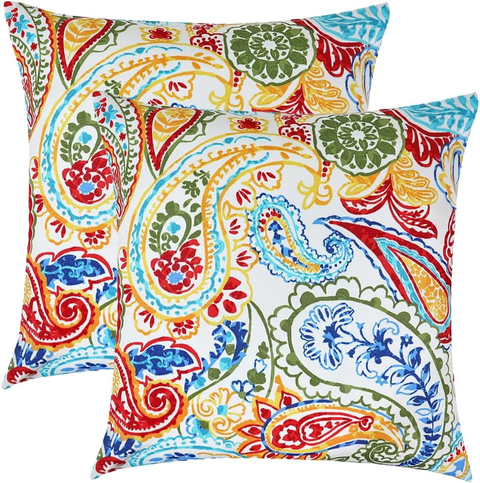 dxynlzq Waterproof Outdoor Lumbar Pillows for Patio Furniture 12 x20 ...