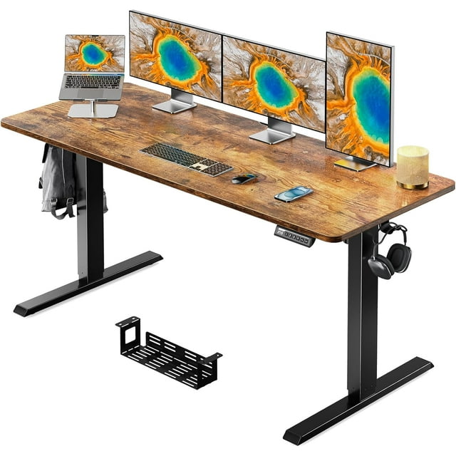 dxynlzq Whole Piece Standing with 48x30 inch Desktop Adjustable Stand ...