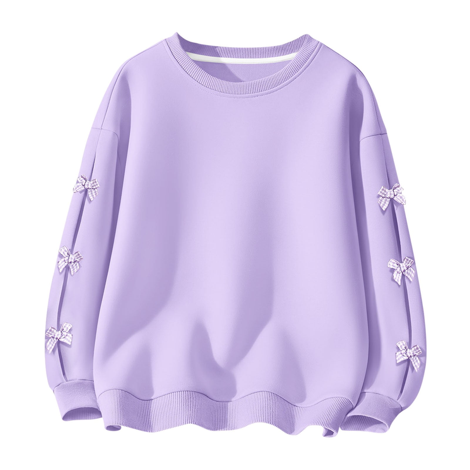 e Kids Girl Boy Crew Neck Spandex Outfits Sweatshirt for Child Pullover ...