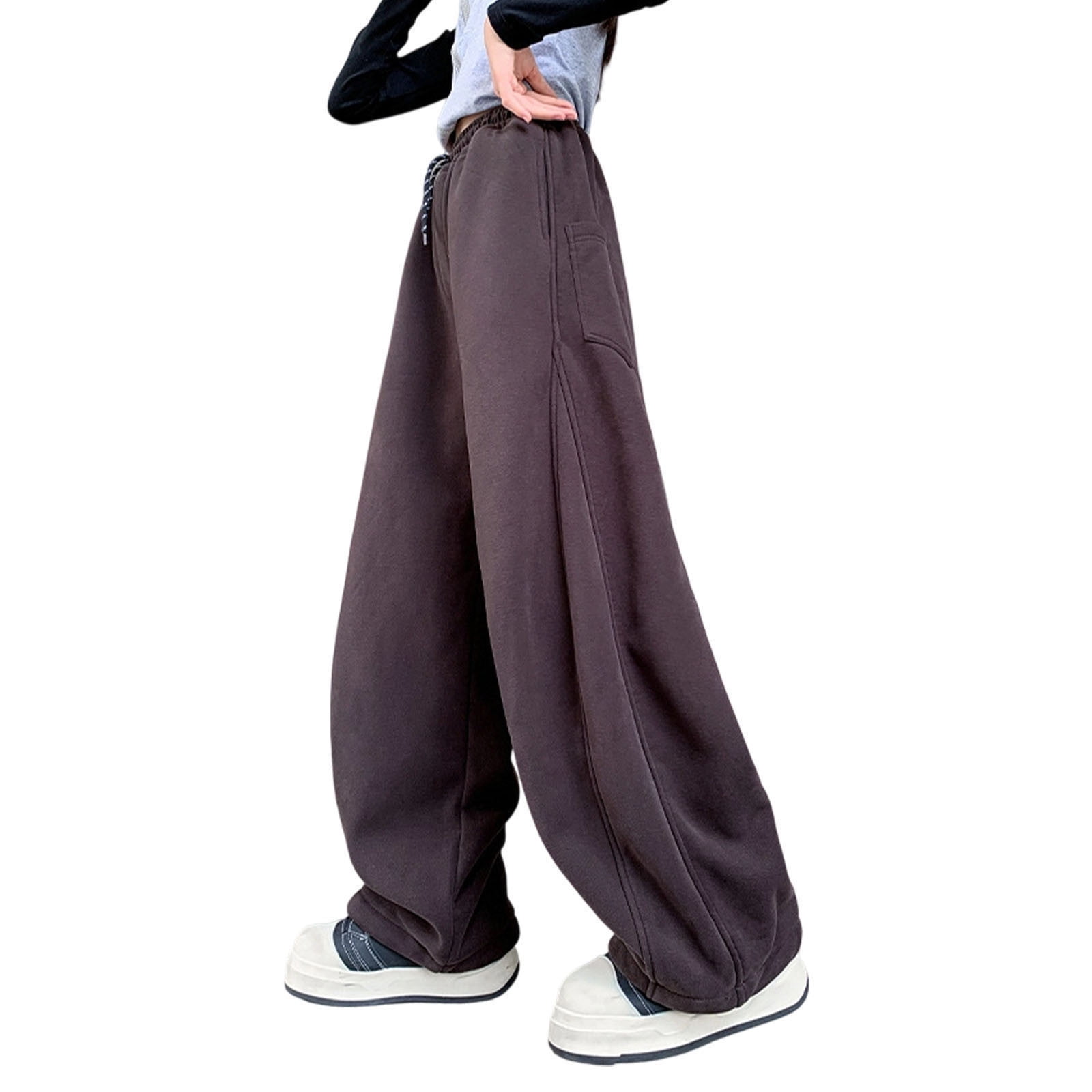 e Kids Girl Boy Fleece Lined Sherpa Pants Sweat Pants for Child Track ...