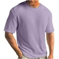 e Man Tshirts Crew Neck Tops Tee for Mens Short Sleeve Crochet Cable ...