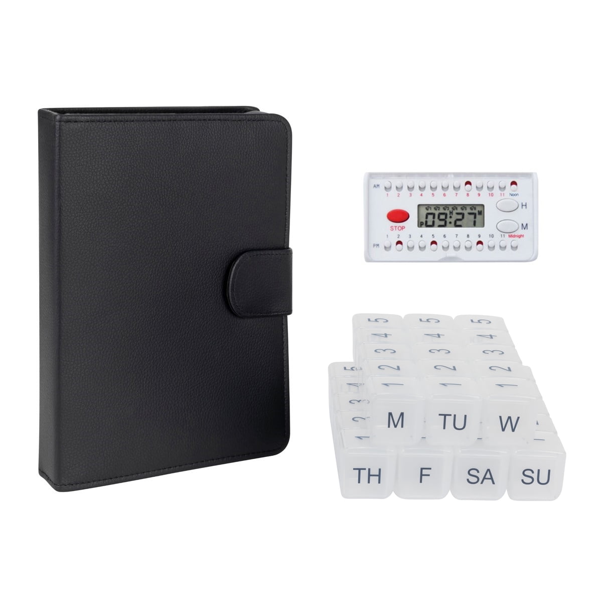 e-Pill 5 Times a Day x 7 Day Large Weekly Pill Organizer - with ...