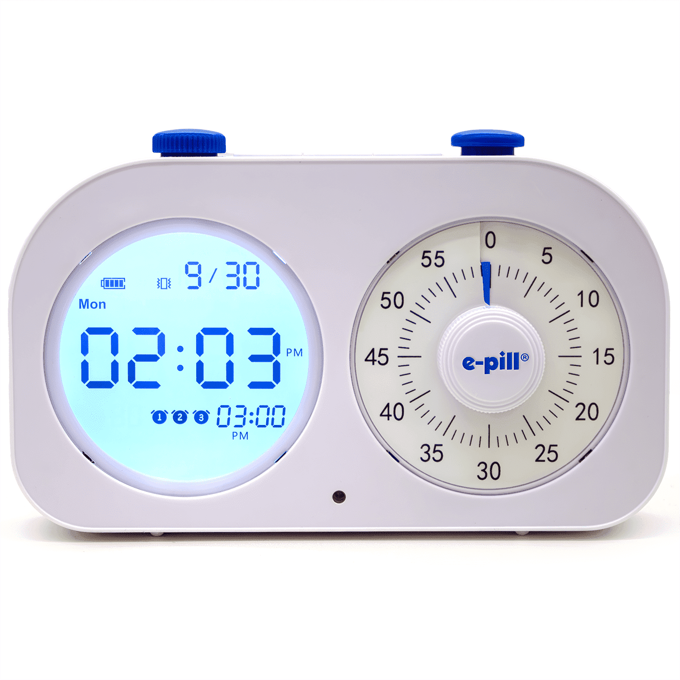 e-Pill Task-E-Lert Digital 2-in-1 Pomodoro Timer, 3 Alarms, Visual ...